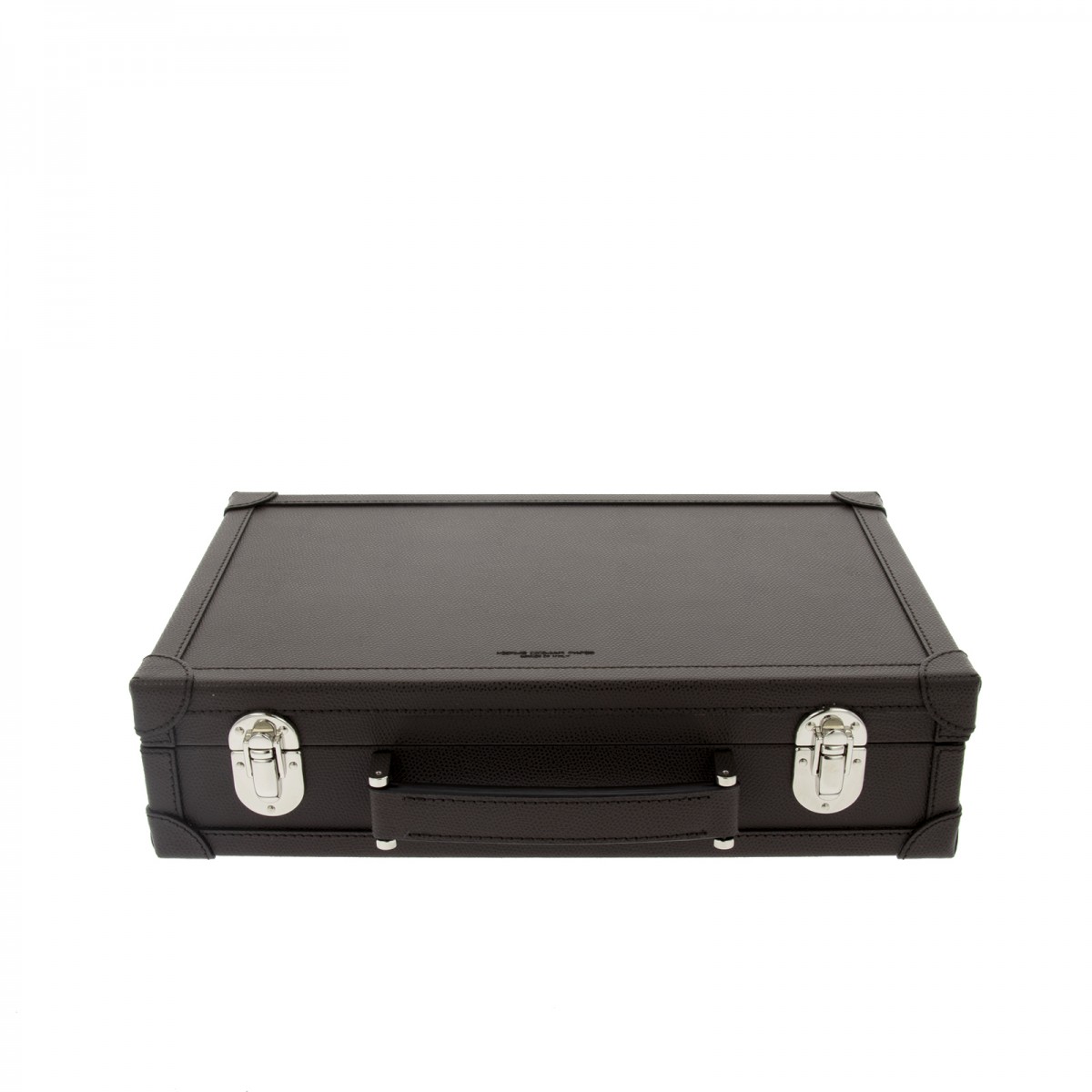 SUITCASE GLASSES BOX - grained calf leather suitcase handmade in FRANCE ...